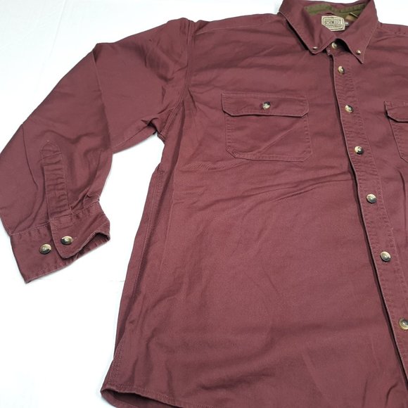 schmidt | Shirts | Ce Schmidt Workwear Mens 2x Maroon Long Sleeve ...